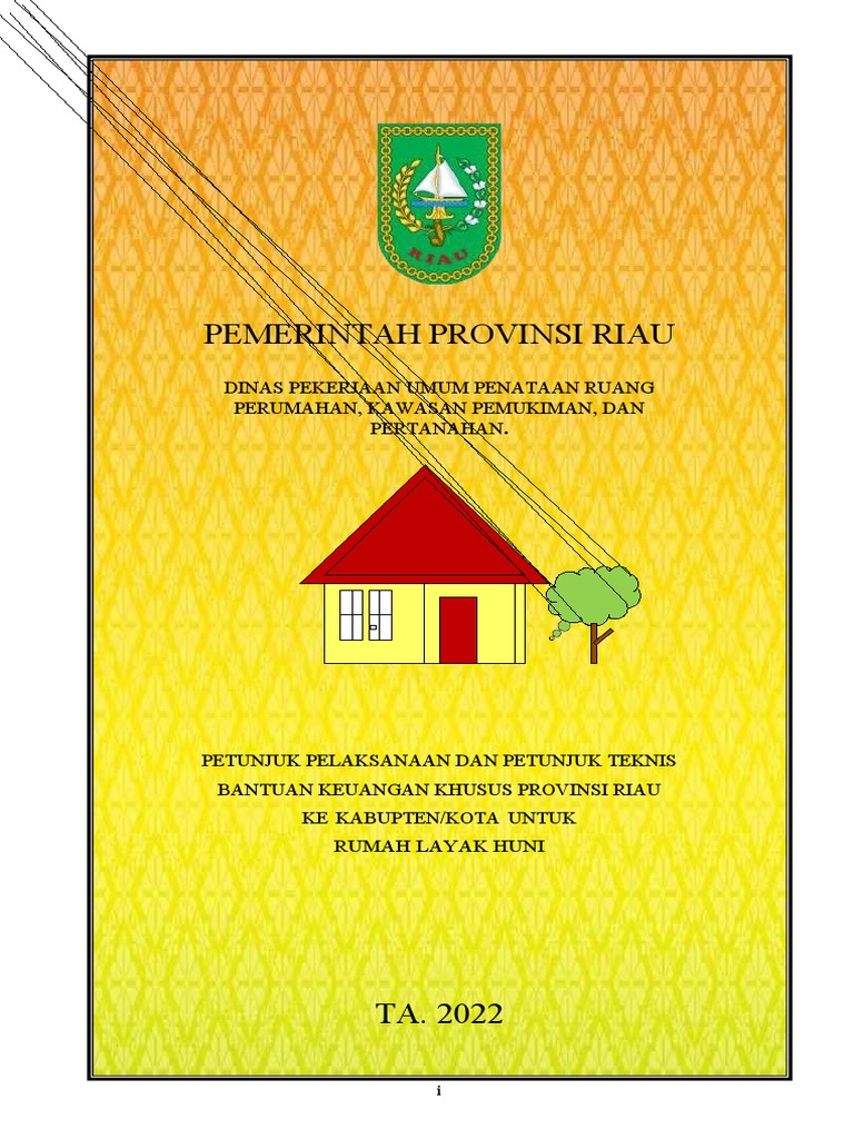 PETUNJUK TEKNIS RUMAH LAYAK HUNI 2022 14 Feb 2022 FINAL | PDF