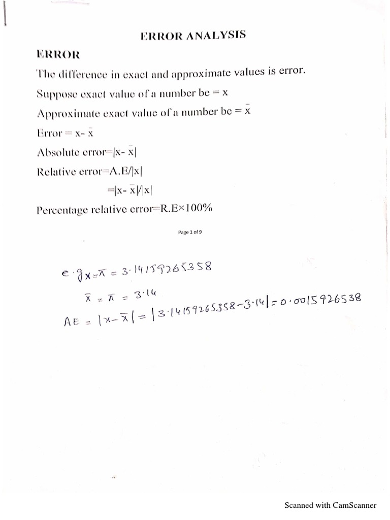 Numerical Analysis | PDF Numerical Analysis | PDF