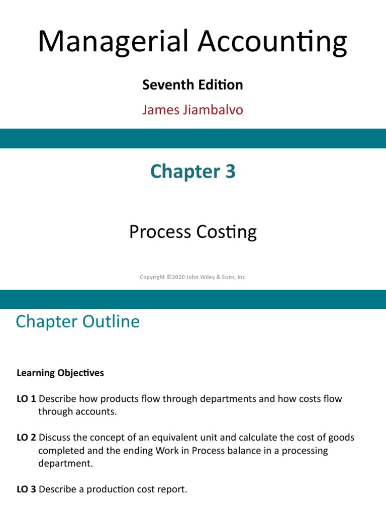 ManRep Ch03 Process Costing | PDF | Cost | Copyright