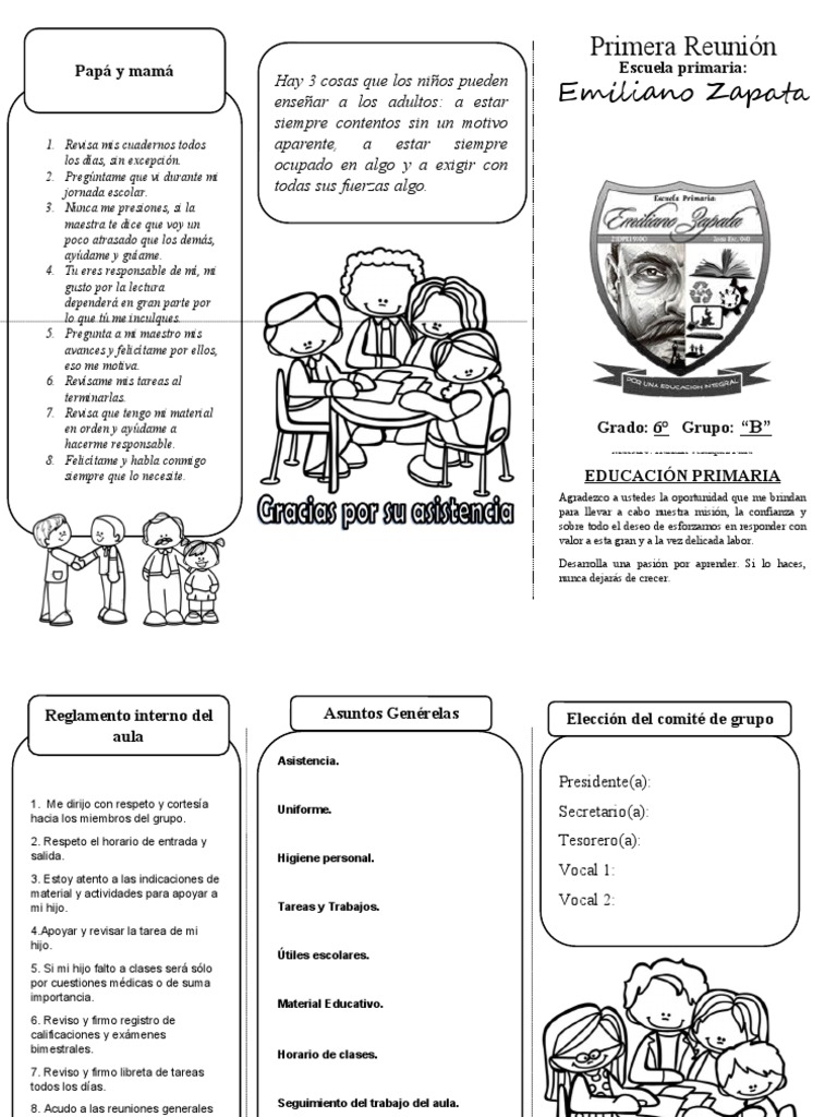 Reunión de padres de familia primaria | PDF | Educación primaria