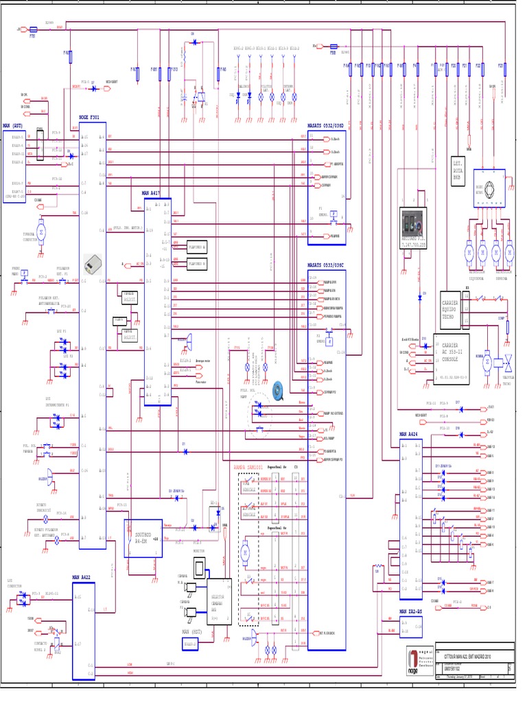 MAN A22 Wiring Diagram Overview | PDF