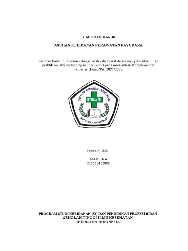 LAPORAN KASUS Pijat Payudara Marlina | PDF