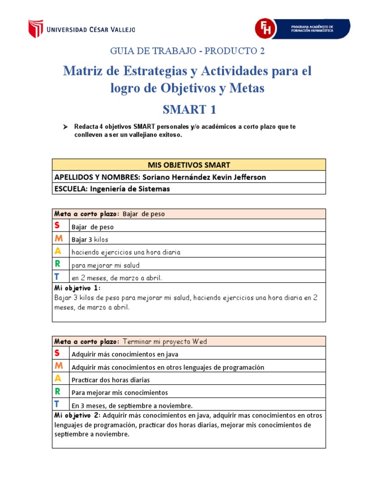 2° MATRIZ SMART (1) | PDF | Programación de computadoras