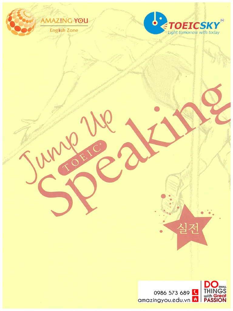 SÁCH - JUMP UP TOEIC SPEAKING - - TỰ HỌC TOEIC 990 (2022) | PDF