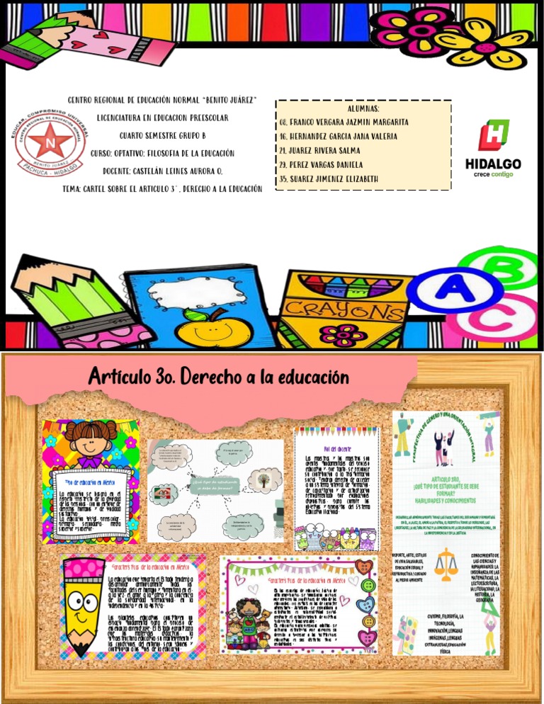 Derecho a la Educación en México | PDF | Educación de la primera infancia