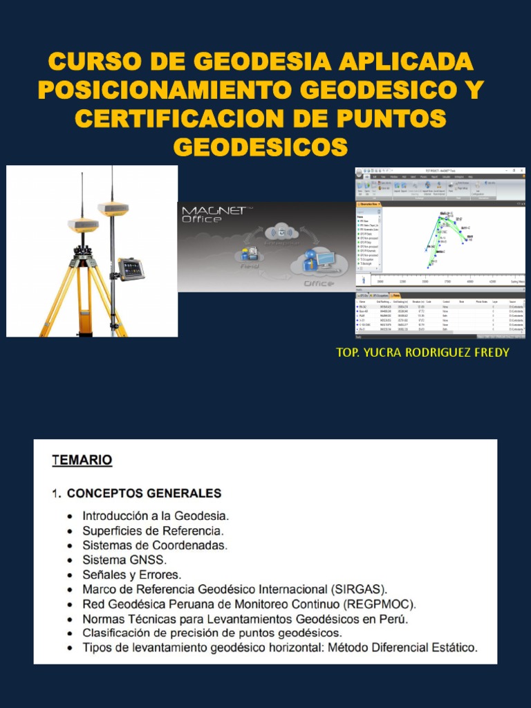 Geodesia II Sesio I | PDF | Geodesia | Tierra