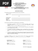 SPES Certificate of Employment 2022 | PDF