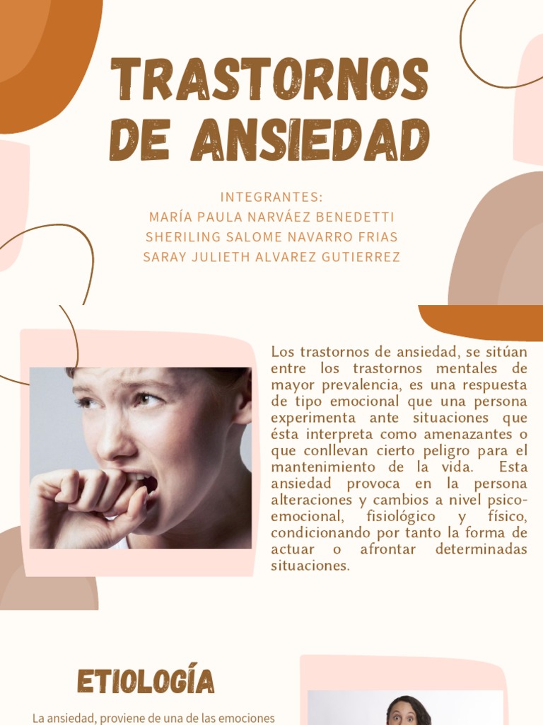 Trastornos de Ansiedad | PDF | Ansiedad | Trastorno de ansiedad