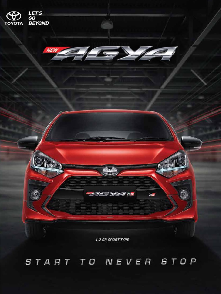 Leaflet Agya 0722 | PDF | Steering | Manual Transmission