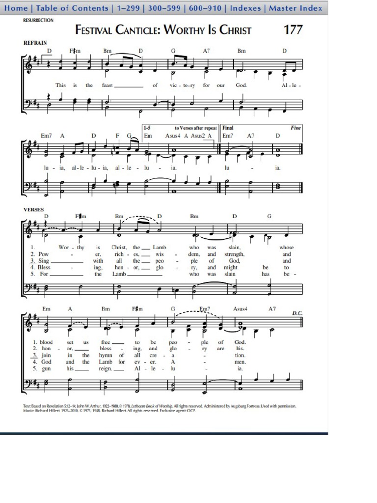 This Is The Feast of Victory For Our God | PDF