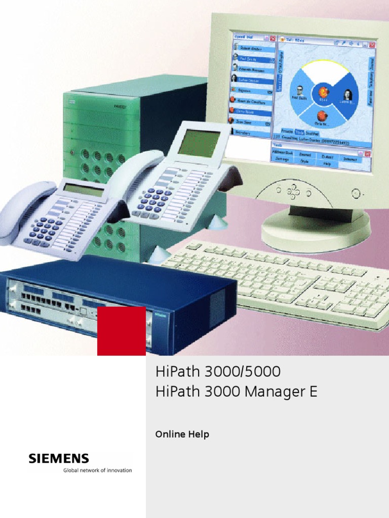 HiPath 3000 Manager Manual | PDF | Microsoft Windows | Access Control