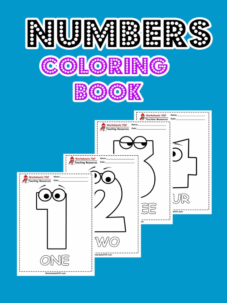 Numbers Coloring Book Free Compressed | PDF