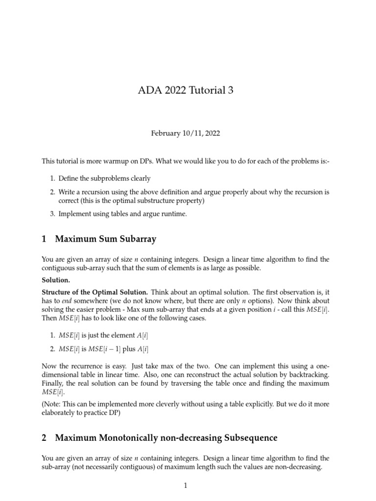 Ada 3 | PDF | Time Complexity | Array Data Structure