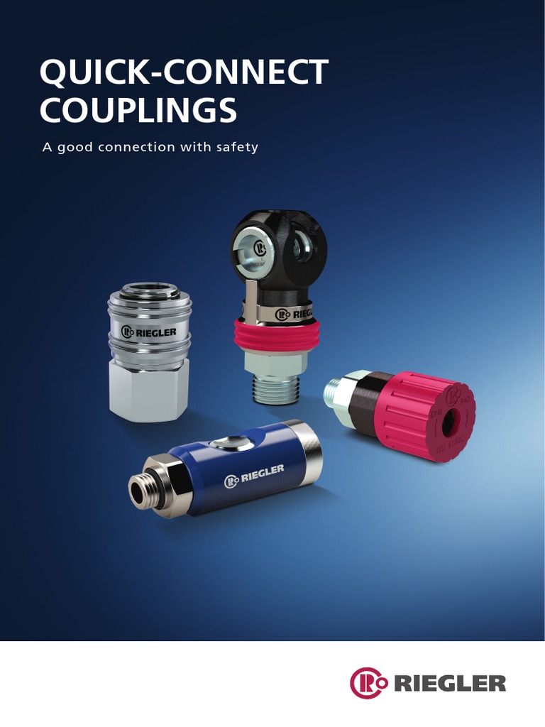 Couplings | Download Free PDF | Valve | Pneumatics