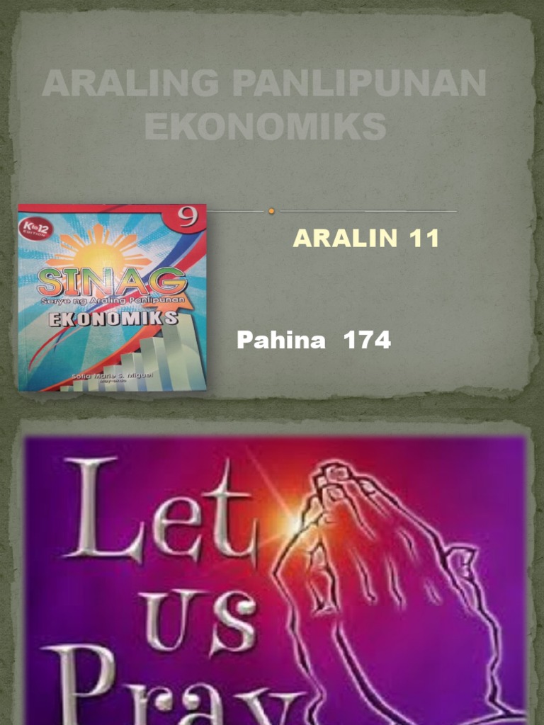 AP 9 Aralin 11 Pamilihan | PDF