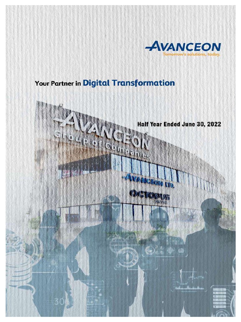 Avanceon | PDF | Financial Statement | Financial Audit