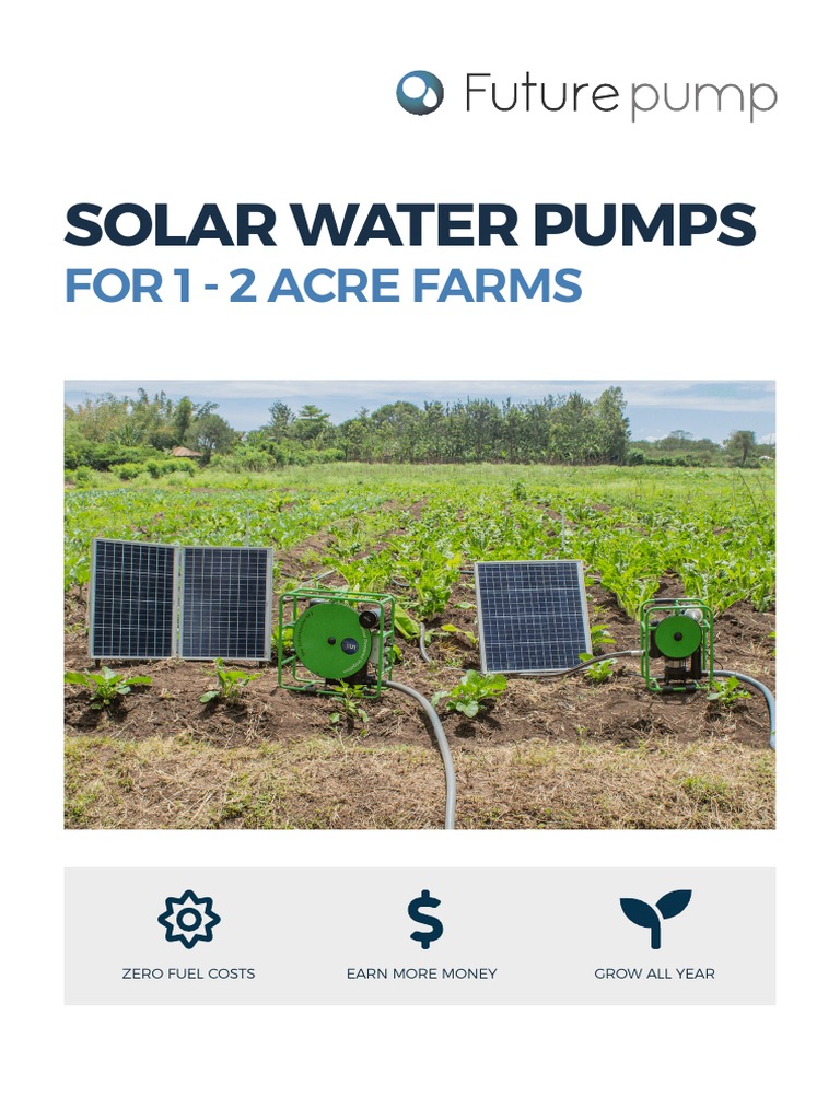 Futurepump Product Brochure | PDF | Pump | Water