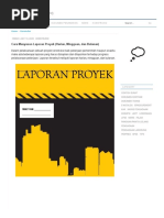 Contoh Laporan Progress Proyek Konstruksi | PDF