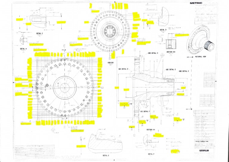 Spindle Drawing (Highlighted) | PDF