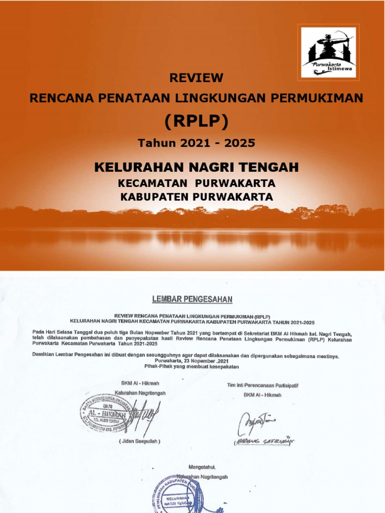 Review RPLP Nagri Tengah 2021 | PDF