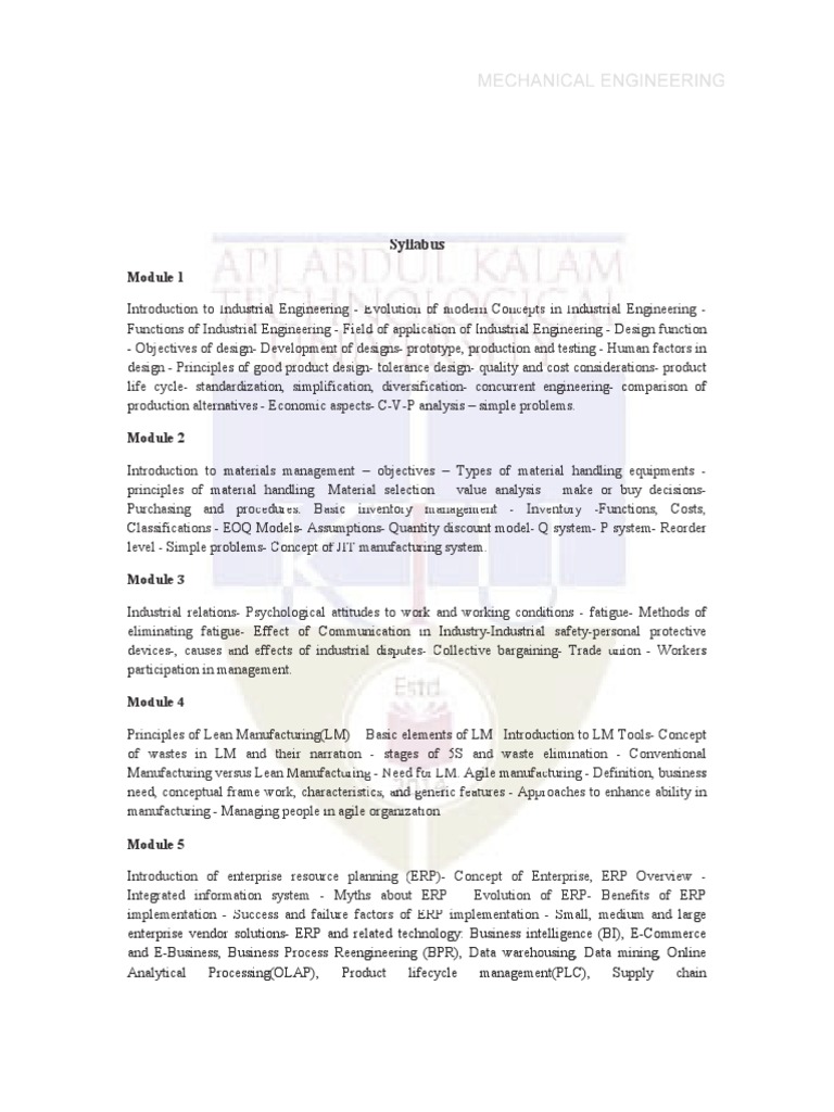 2met 305 Ise Syllabus Pdf Enterprise Resource Planning Business 