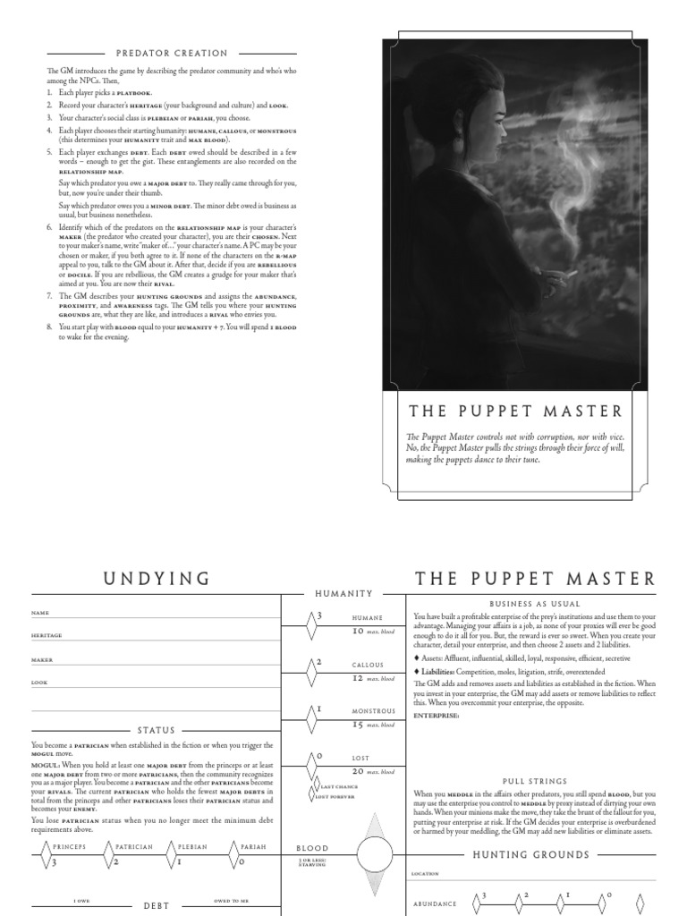 Puppet Master RPG Guide | PDF
