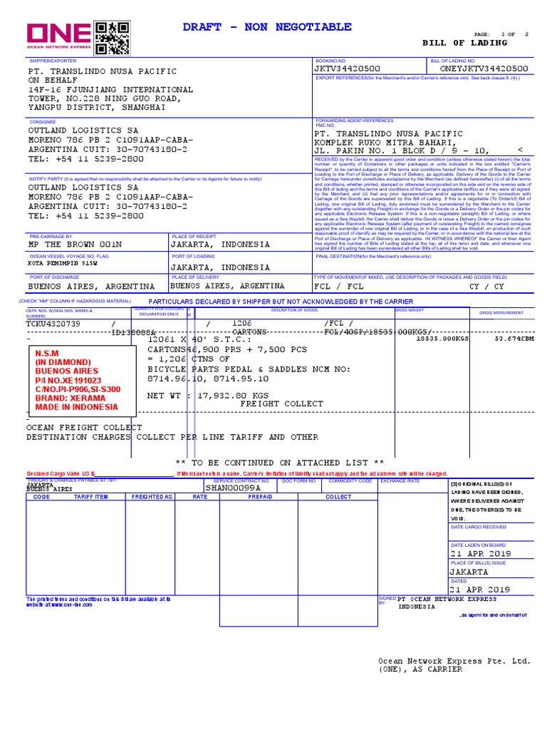 draft-non-negotiable-bill-of-lading-pdf-bill-of-lading-freight