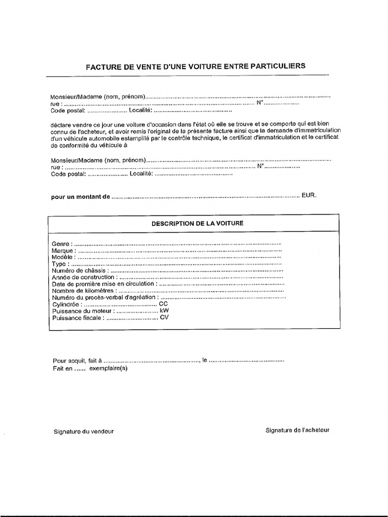 Facture Particulier (2) | PDF