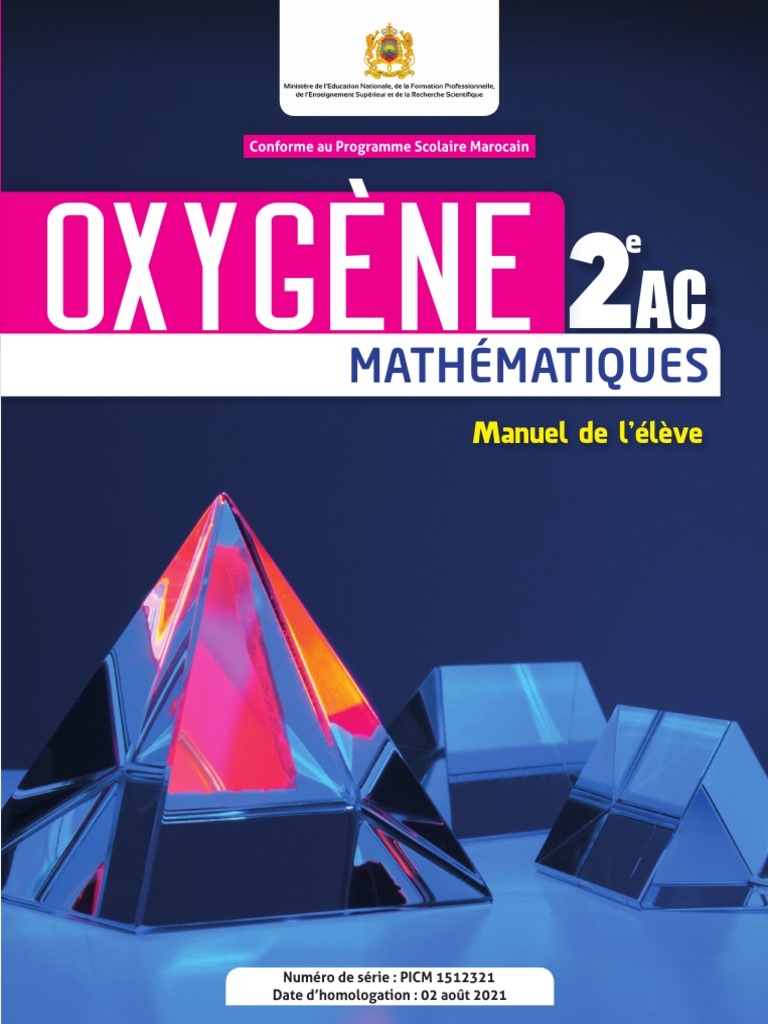 Scol Oxygen Manuels 2ac Maths Biof | PDF | Nombre rationnel | Nombre réel