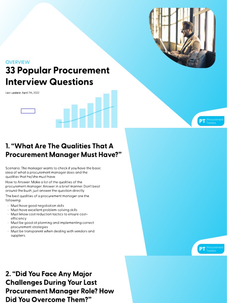 33 Popular Procurement Interview Questions in 2022 Including ...