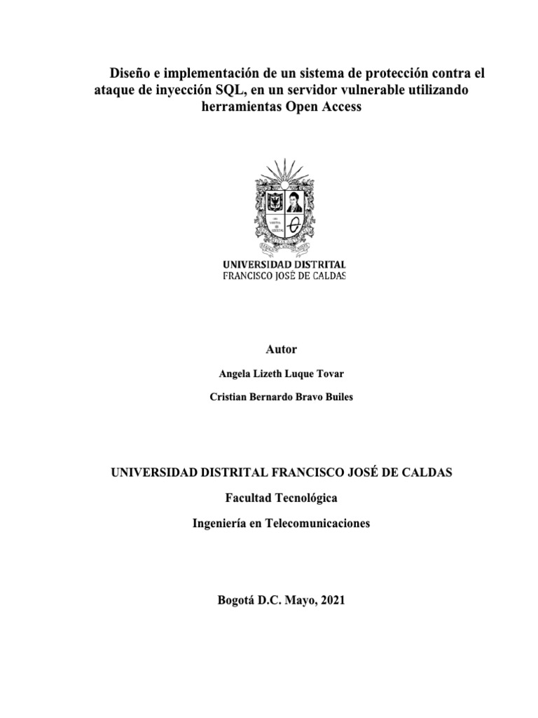 Luque Tovar Angela Lizeth, Bravo Builes Cristian Bernardo 2021 | PDF ...