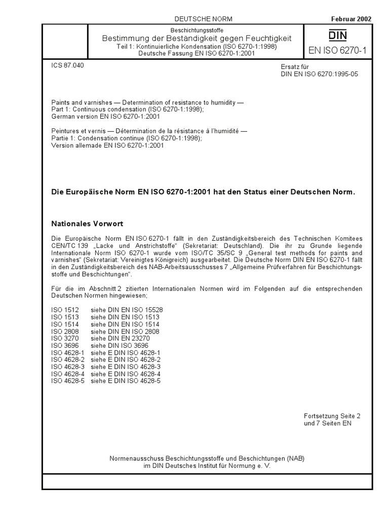 Iso 6270-1 | PDF