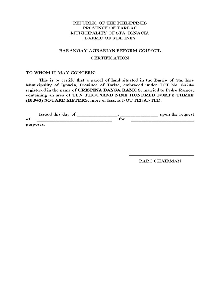 Barc Crispina Baysa | PDF