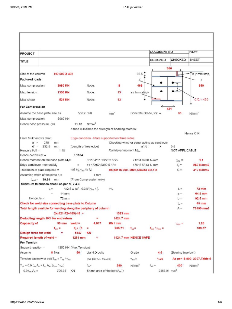 BP Design Is800 | PDF