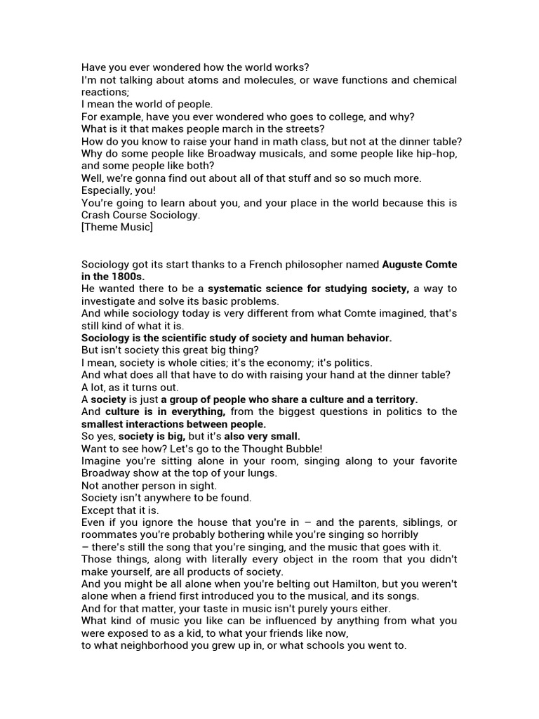 Have You Ever Wondered How The World Works | PDF | Sociology | Science