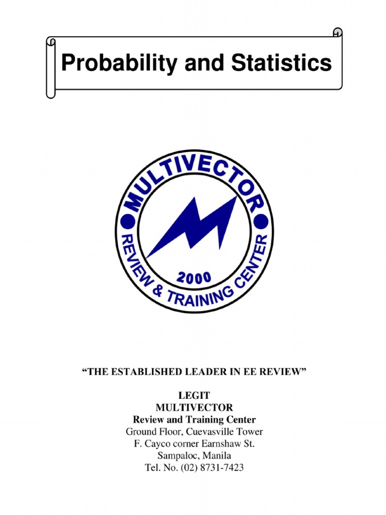 09 - Probability and Statistics | PDF