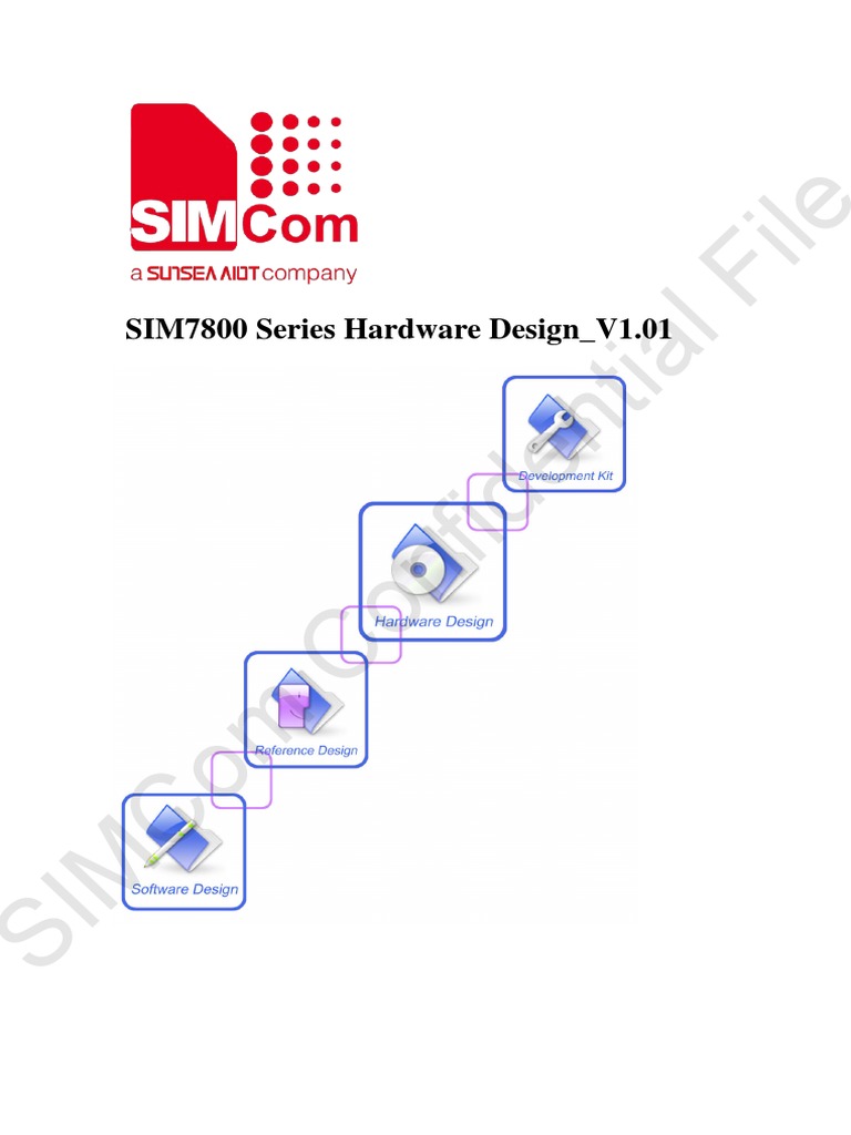 SIM7800 Series Hardware Design - V1.01 | PDF | Lte (Telecommunication) | Modem