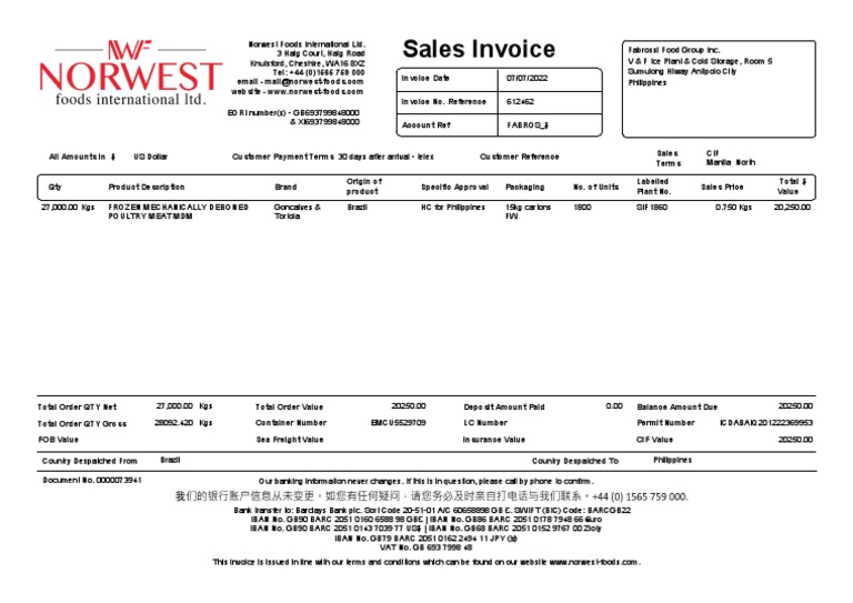 Invoice | PDF | Invoice | Banking