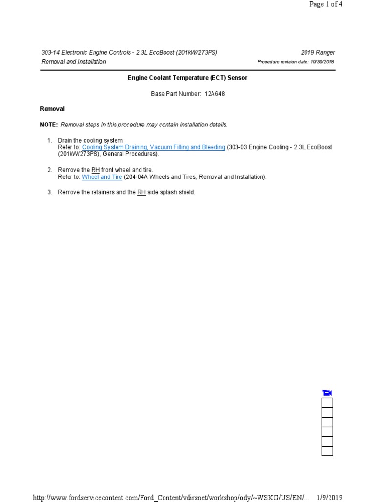 303-14 Electronic Engine Controls - Removal and Installation - Engine ...