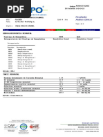 Solicitud de Laboratorio de Analisis Clinicos | PDF | Sangre | Fluidos corporales