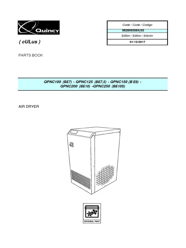 QPNC100-250 Parts Book | PDF | Electrical Engineering | Components