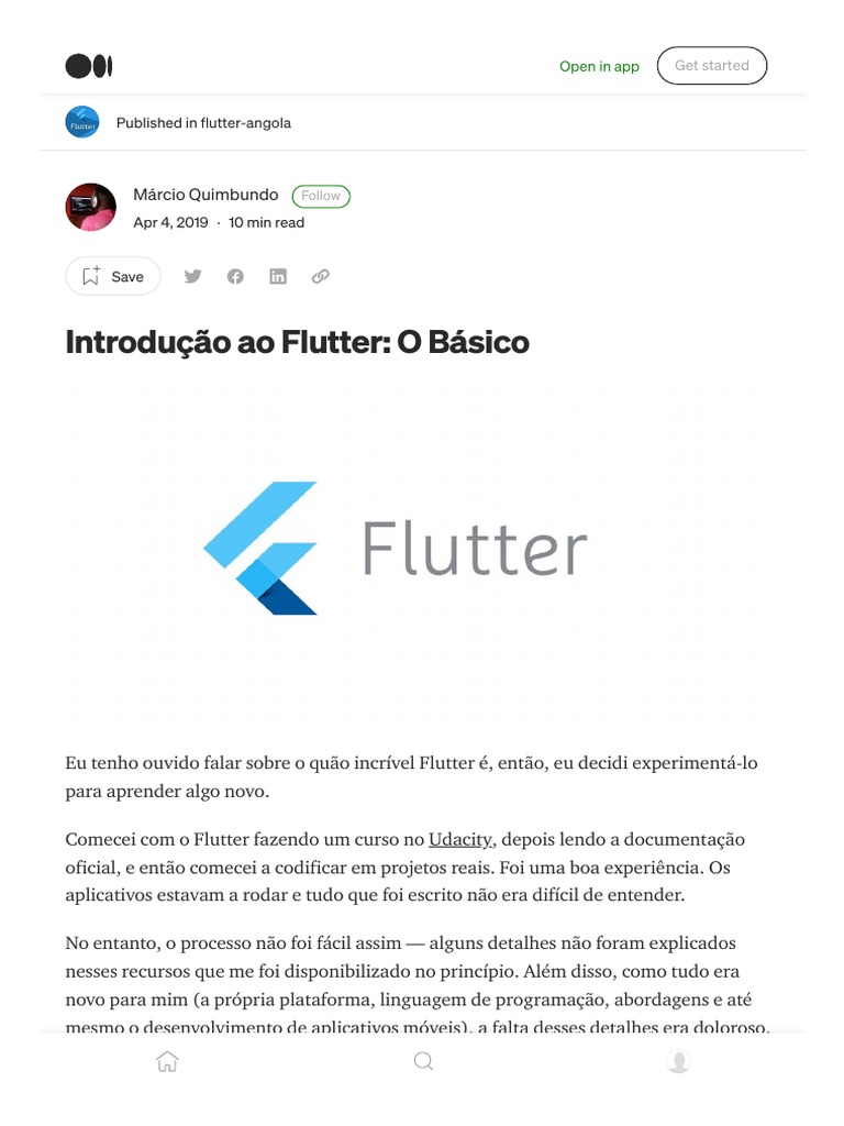 Introdução Ao Flutter. | PDF | Android (sistema operacional ... Introdução Ao Flutter. | PDF | Android (sistema operacional ...