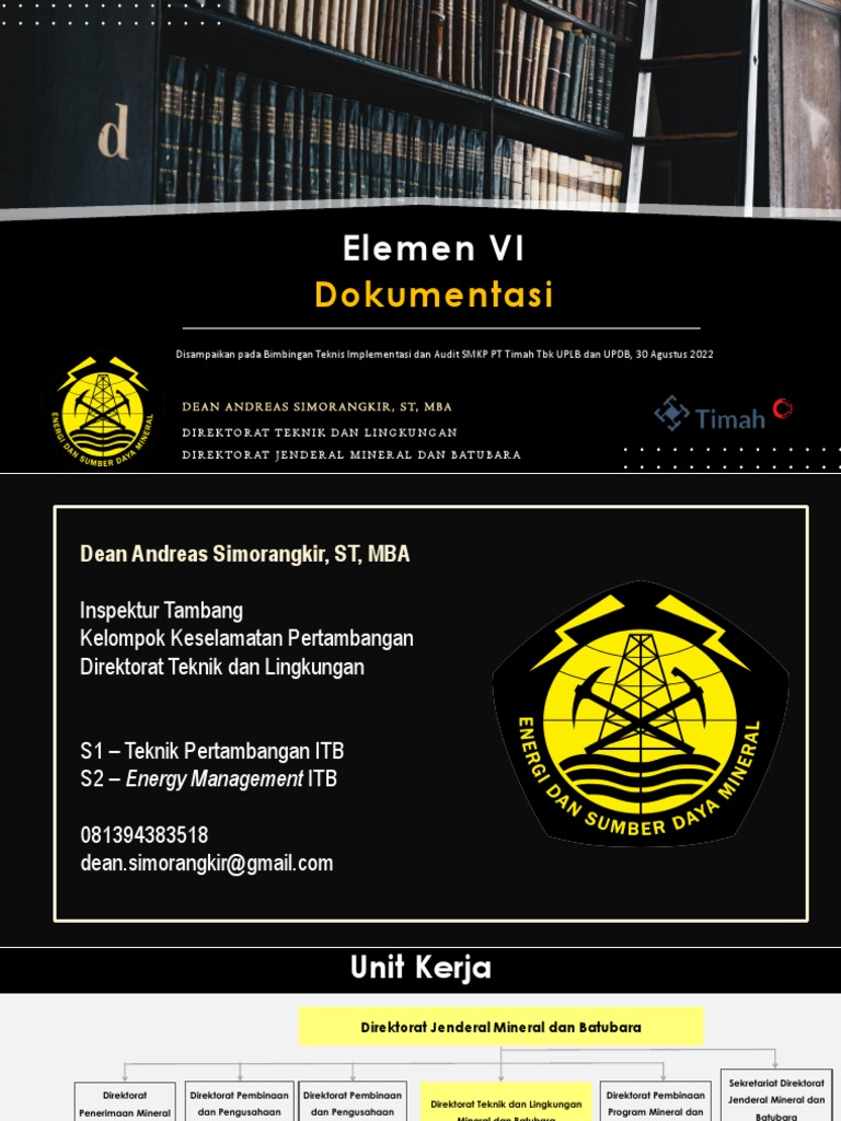 Dean Andreas - Implementasi SMKP Elemen VI | PDF