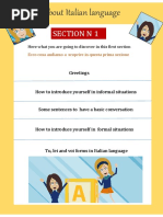 Dialogues in Italian. | PDF | Linguistics | Human Communication