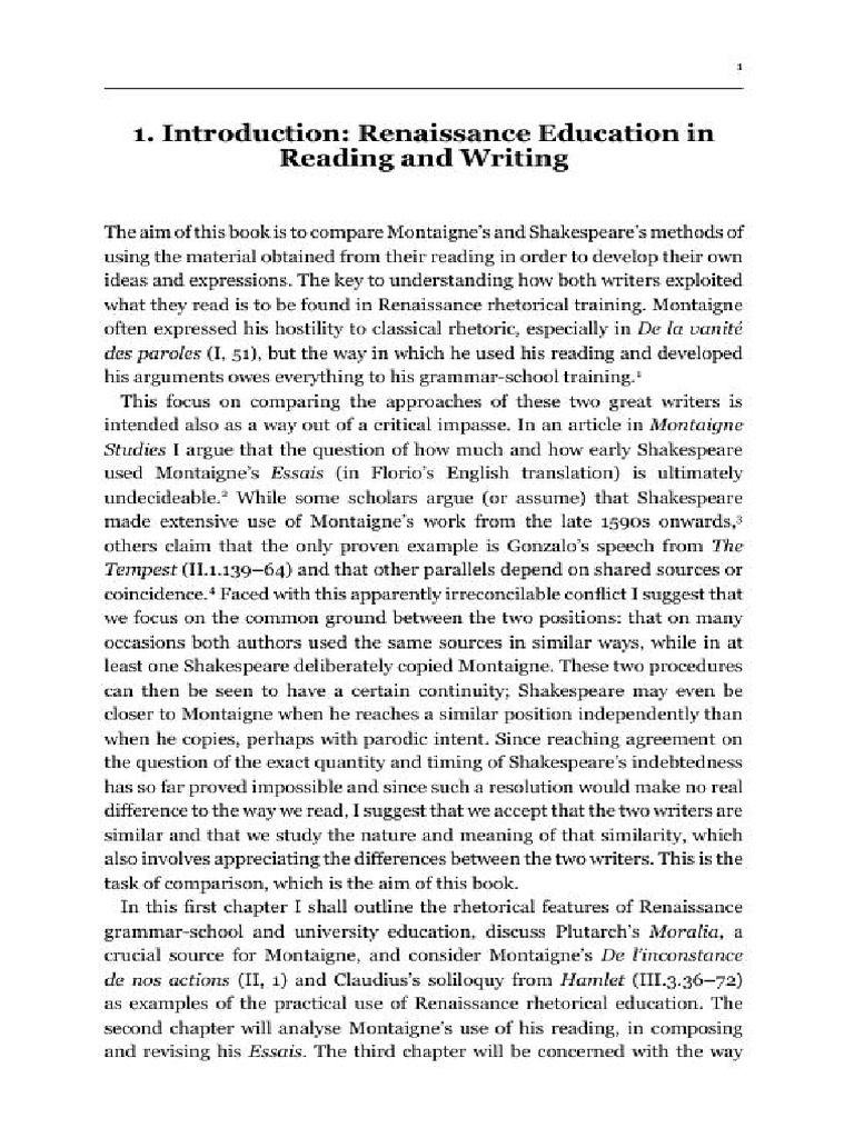 Peter Mack - Reading and Rhetoric in Montaigne and Shakespeare ...