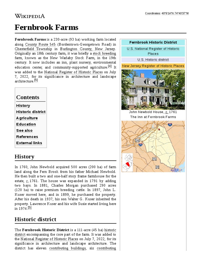 Fernbrook Farms | PDF