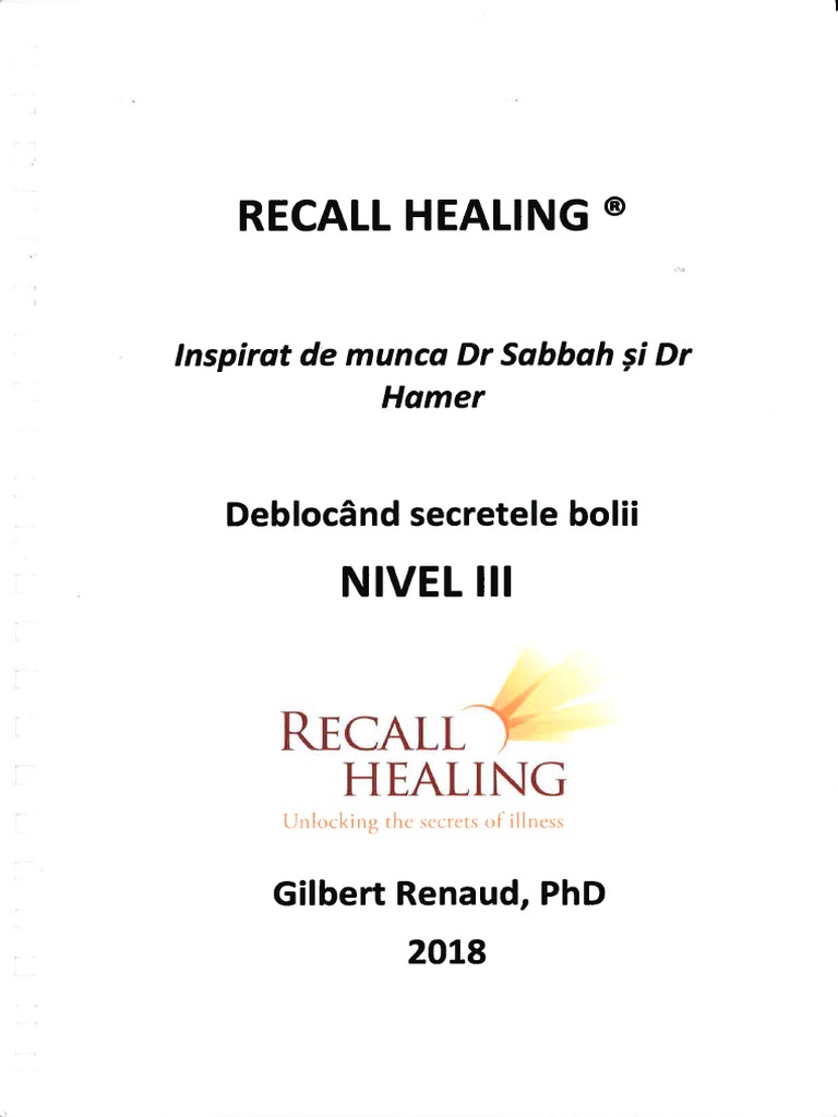 Nivelul Iii Recall Healing | PDF