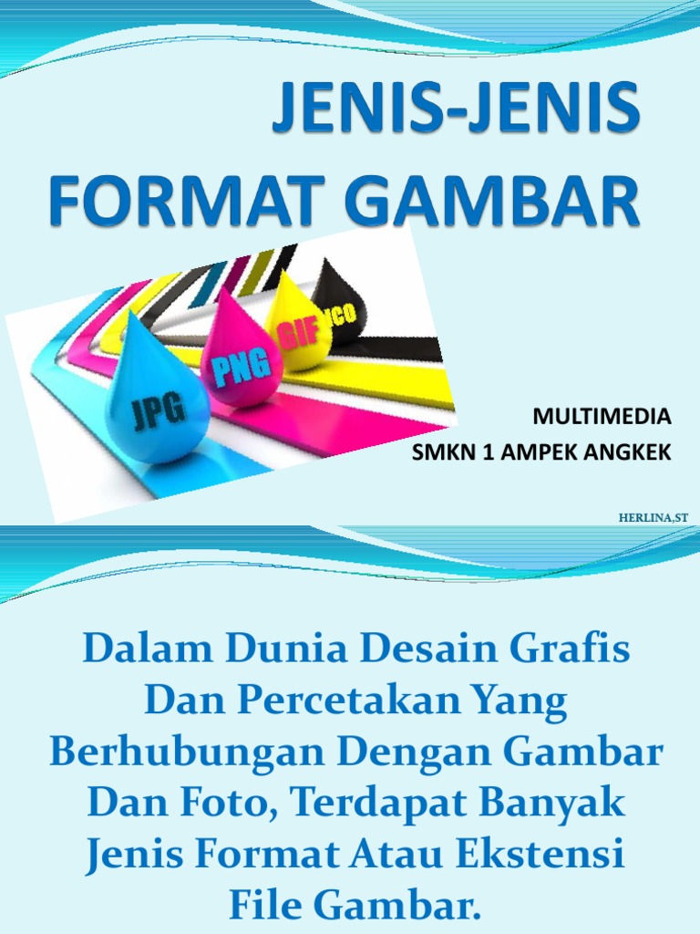Jenis-Jenis Format Gambar | PDF | Komputer
