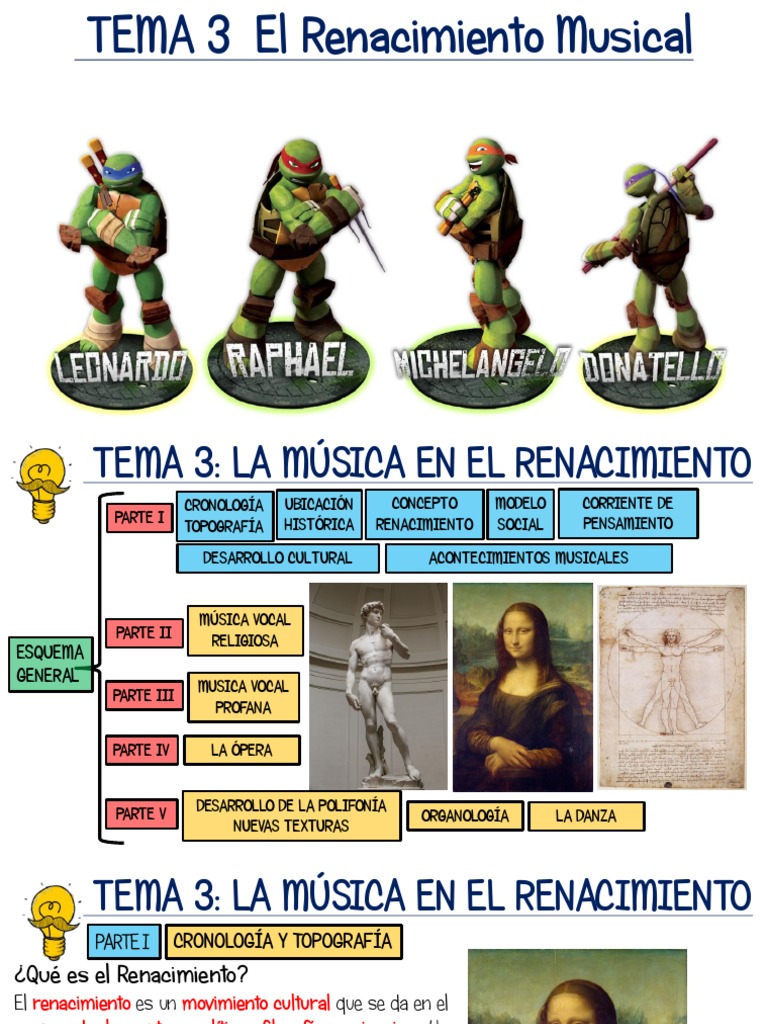 Tema 3 Renacimiento Parte I | Descargar gratis PDF | Renacimiento