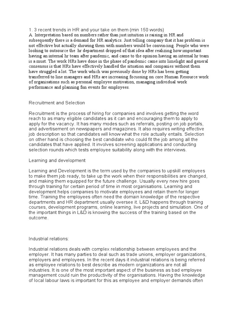 HR Verticals | PDF | Recruitment | Employment